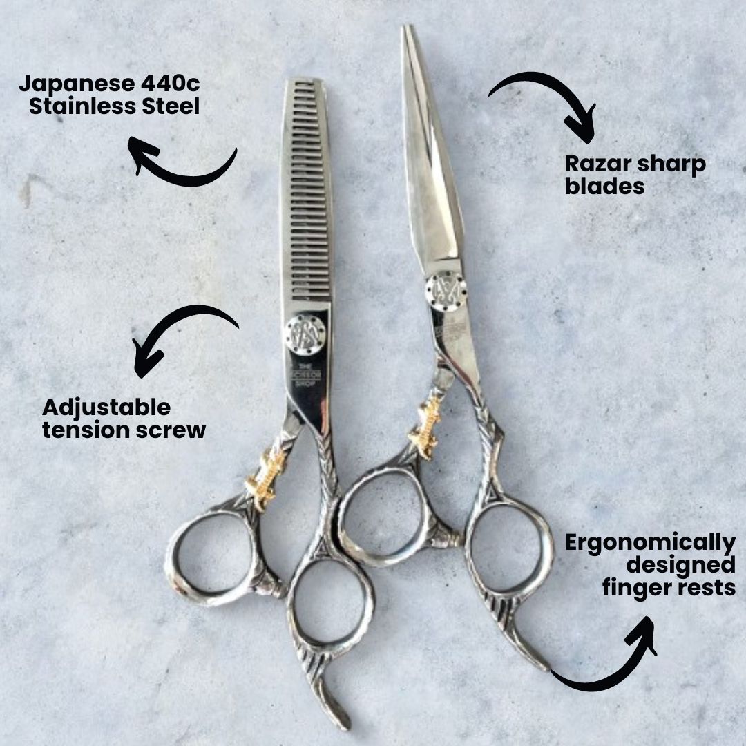 Tora Series 6" Japanese Steel Hairdressing Scissors – The Scissor Shop
