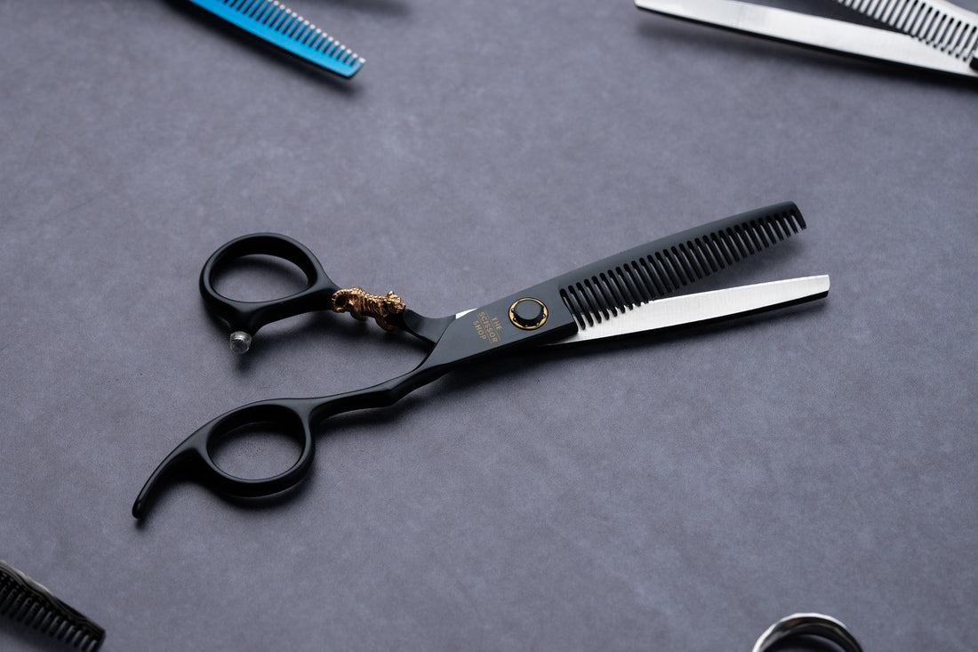 The Scissor Shop | Damascus & Japanese Steel Barber Scissors