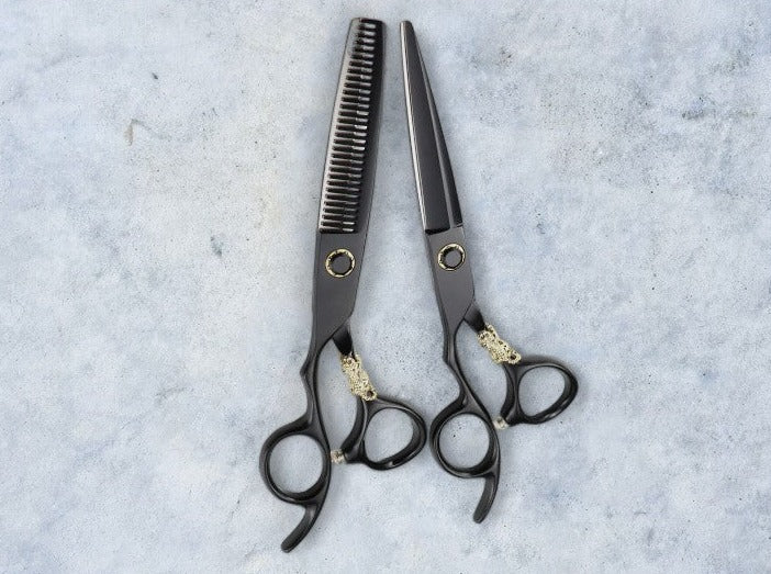 Kura Tora Series 6" Left Handed Japanese Steel Hairdressing Scissors ...