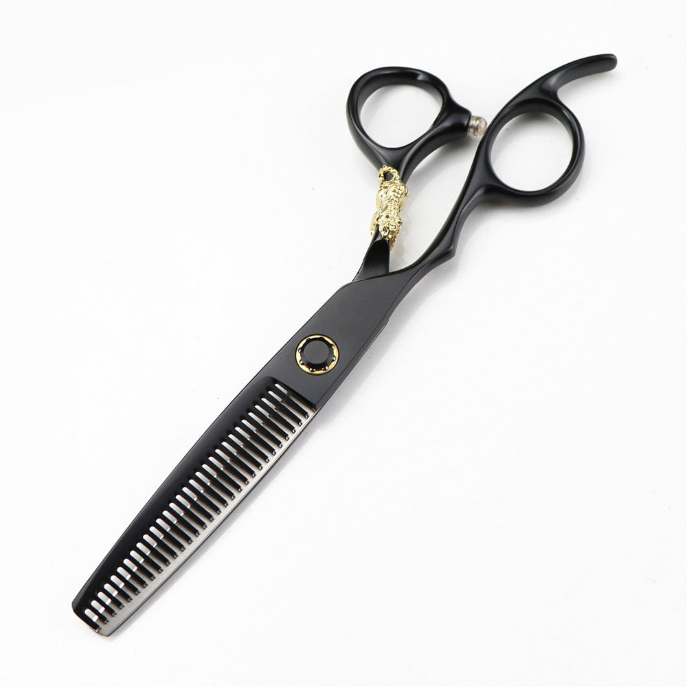 Kura Tora Series 6" Left Handed Japanese Steel Hairdressing Scissors ...