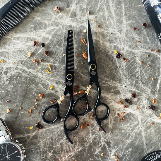 The Scissor Shop | Damascus & Japanese Steel Barber Scissors
